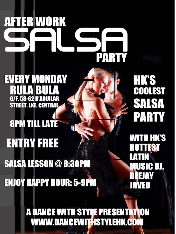 AFTER WORK SALSA PARTY AT RULA BULA - EVERY MONDAY: ENTRY FREE + SALSA ...